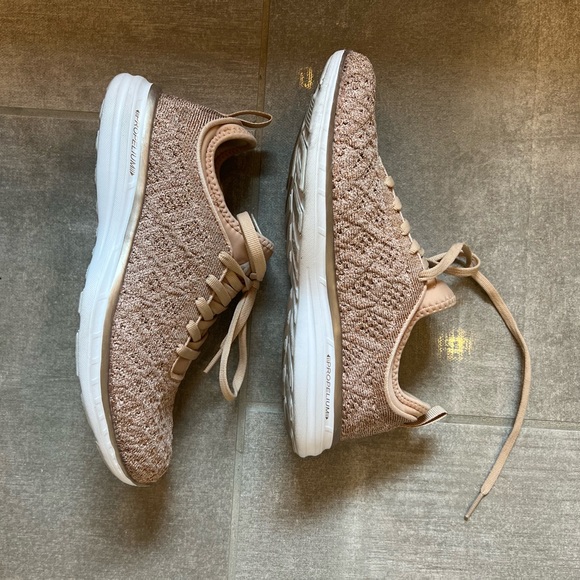 APL | Shoes | Rare Apl Techloom Rose Gold 65 | Poshmark
